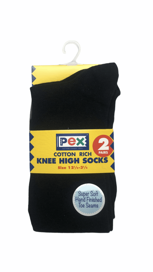 PEX Knee Socks 2-Pack (BLACK) | Mick Murphy Menswear Cork